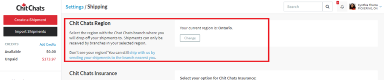 Choosing the Correct Chit Chats Region | Chit Chats